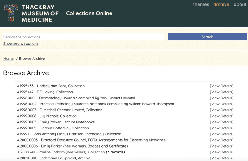 Cataloguing the Thackray Museum Archive (Part Three) - Thackray Museum ...